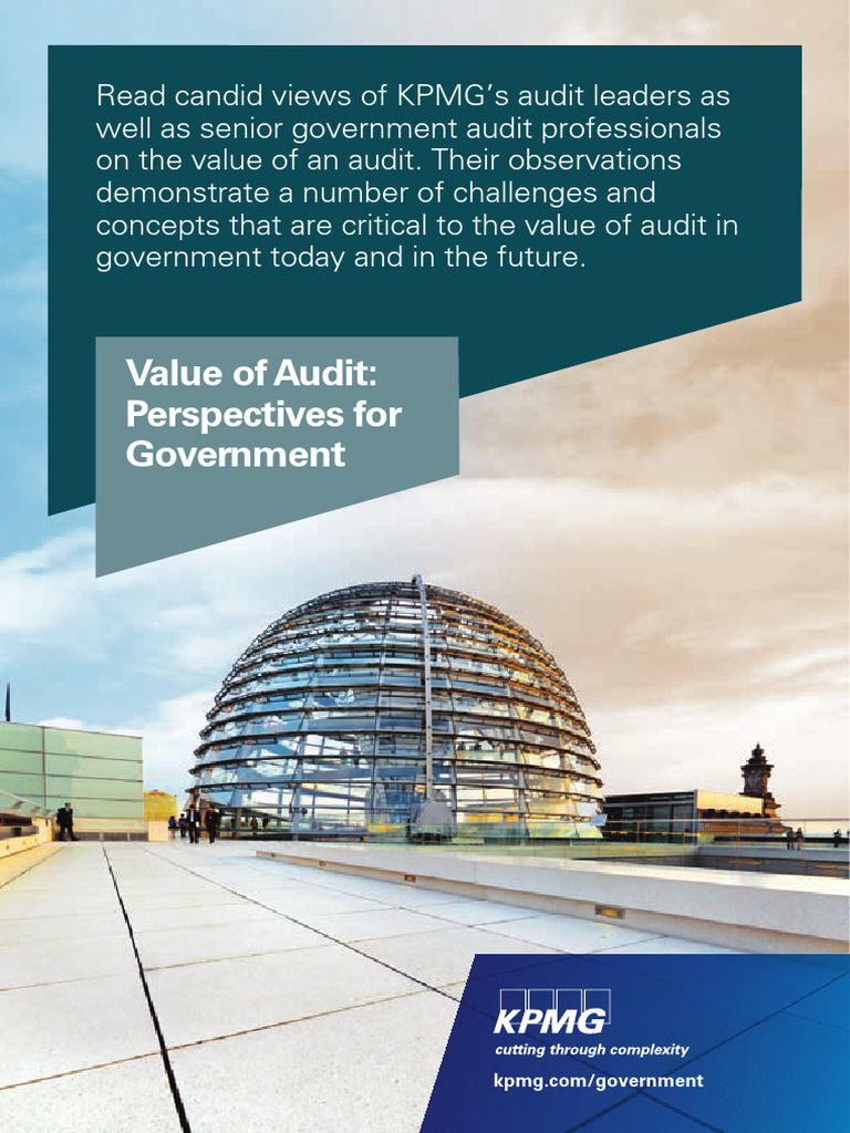Co GV 3 Value of Audit Perspectives For Government | PDF