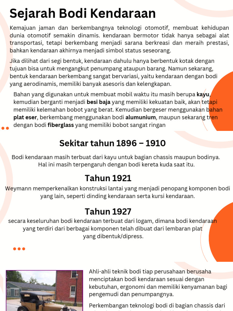 Sejarah Bodi Kendaraan | PDF | Bisnis