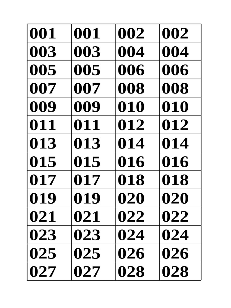 Nomor Lucky Draw | PDF