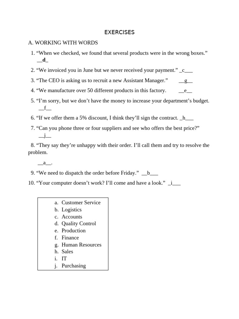 SELF-STUDY 1 - UNIT 4 | PDF