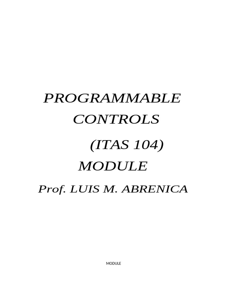 Itas 104 Module | PDF