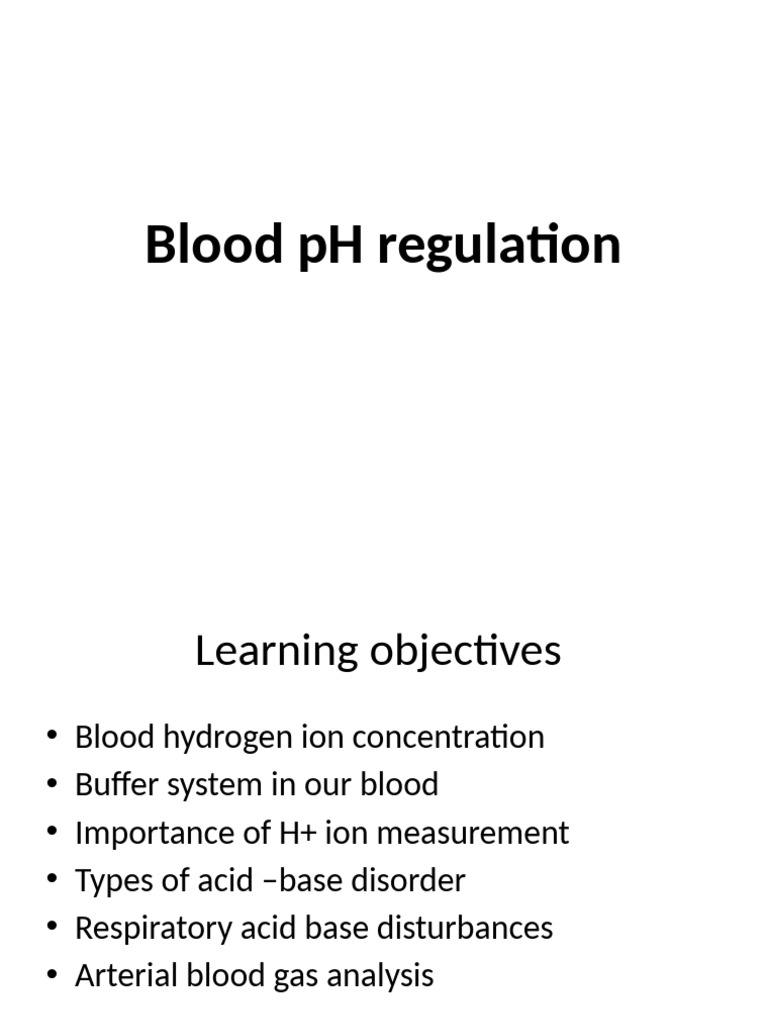Acid Base Disorder | PDF