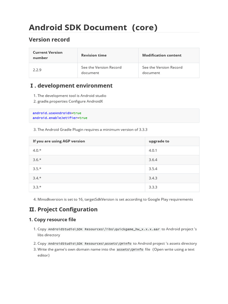 Android SDK Documentí Í Core Part-Online | PDF