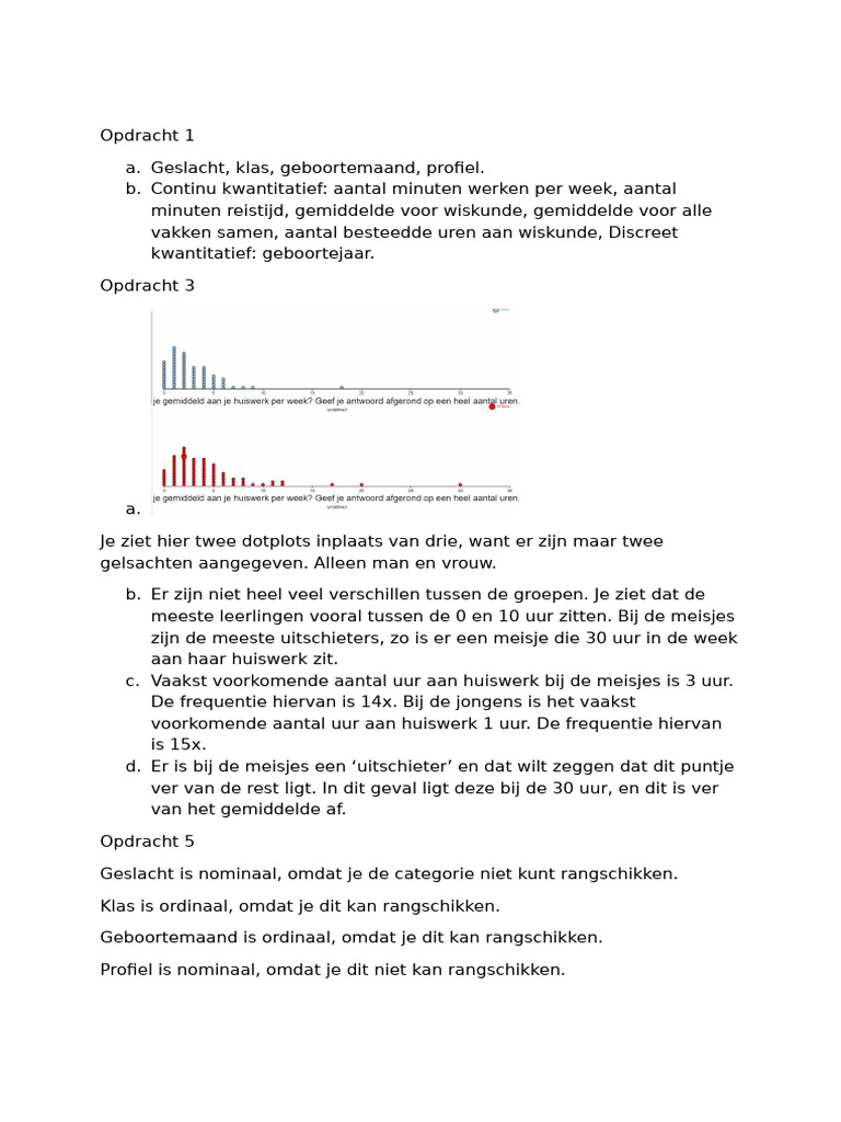 Document Met Opdrachten Gemaakt | PDF