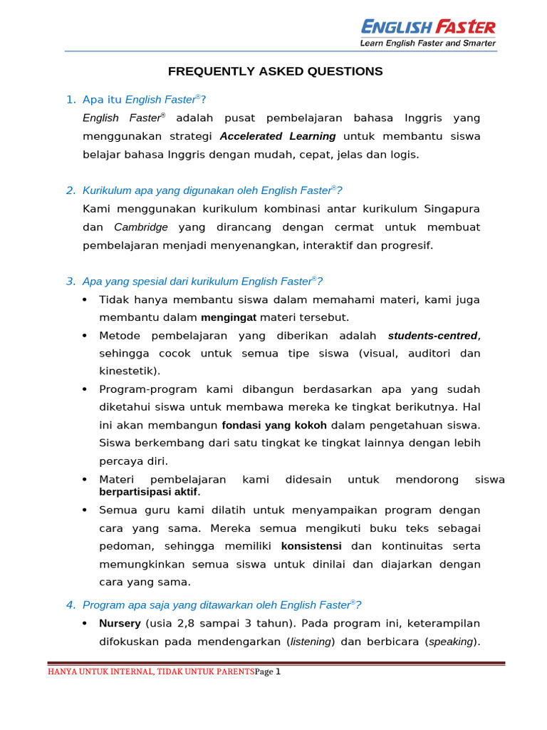 Frequently Asked Questions | PDF