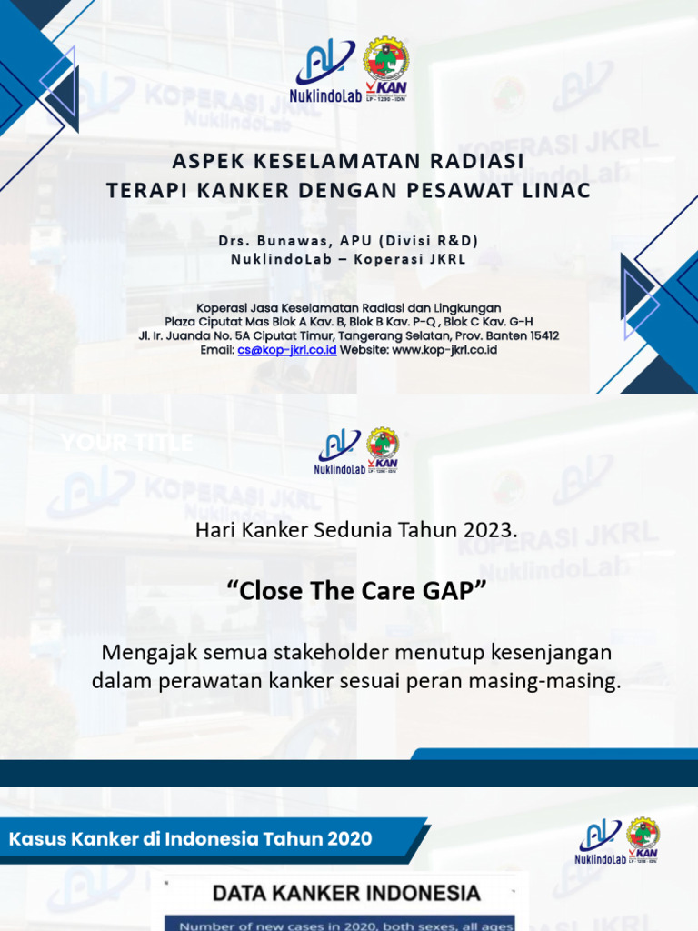 Aspek Keselamatan Radiasi Terapi Kanker Dengan Pesawat Linac | PDF