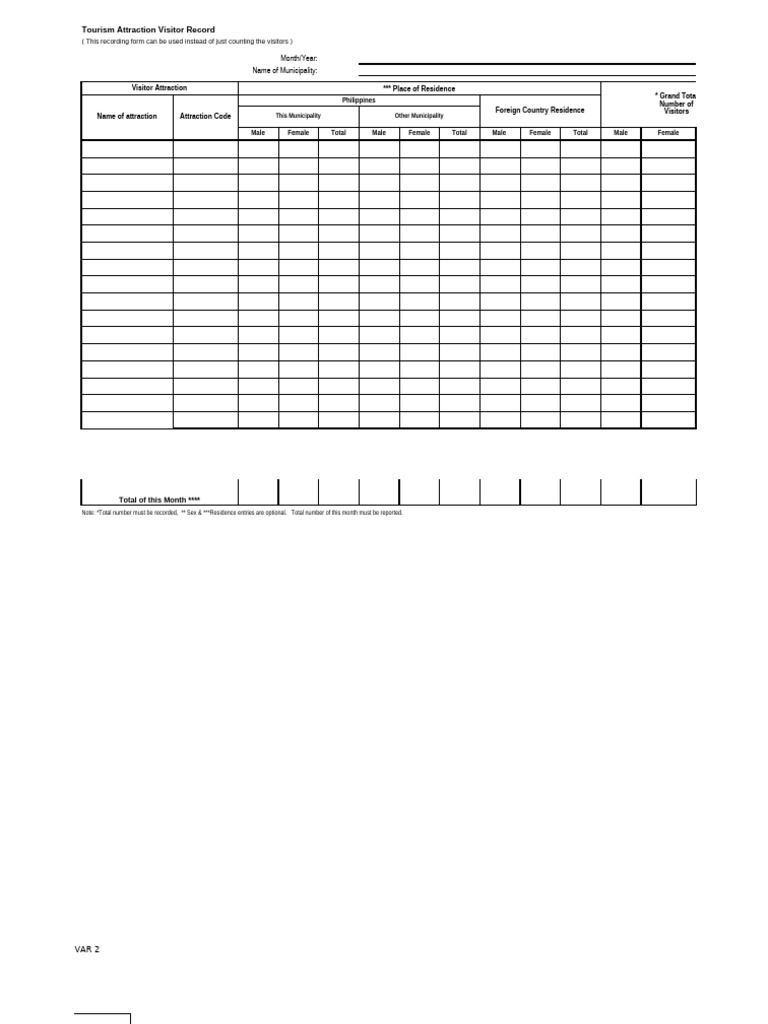 VAR-form 2 | PDF