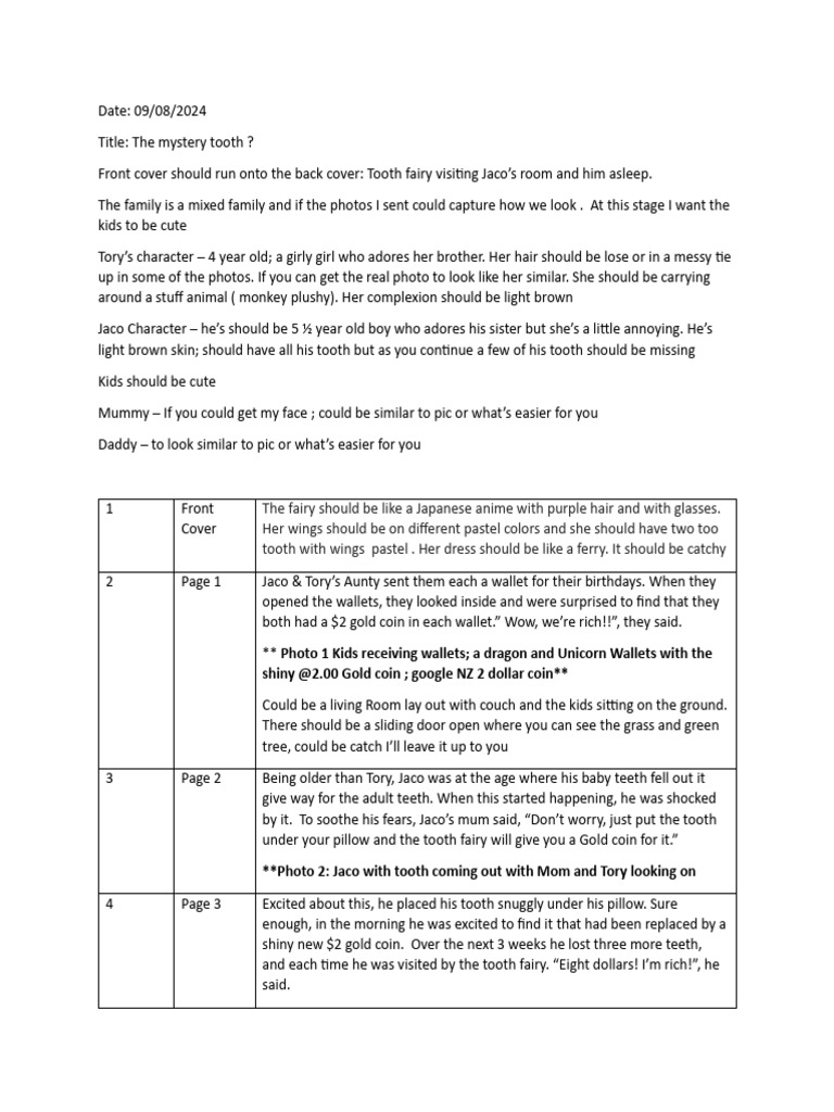 The Mystery Tooth by Sarah Claverie 19072024 | PDF