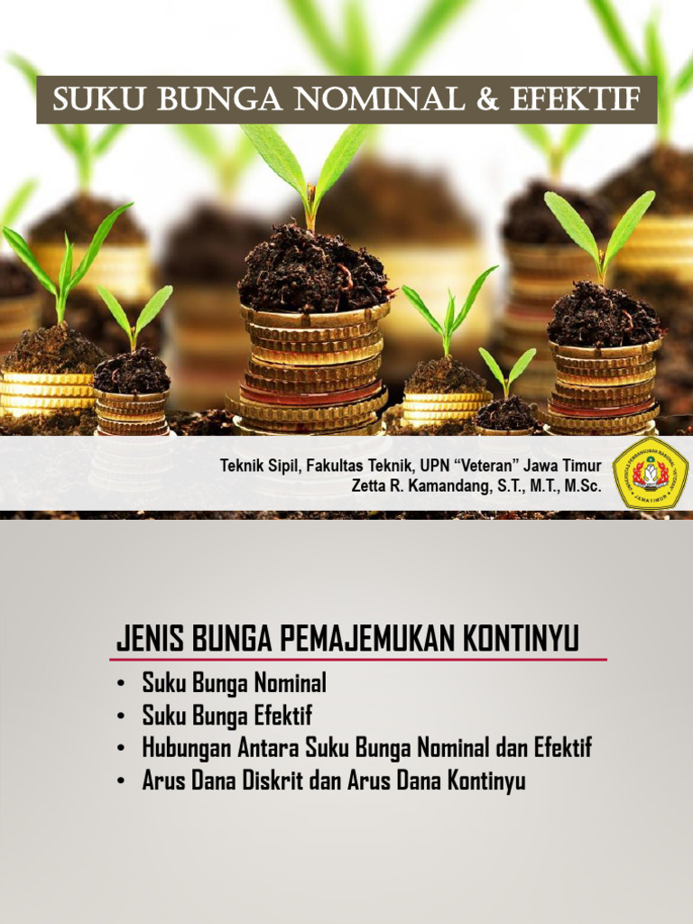 Ekotek 3 - Suku Bunga Nominal & Efektif | PDF