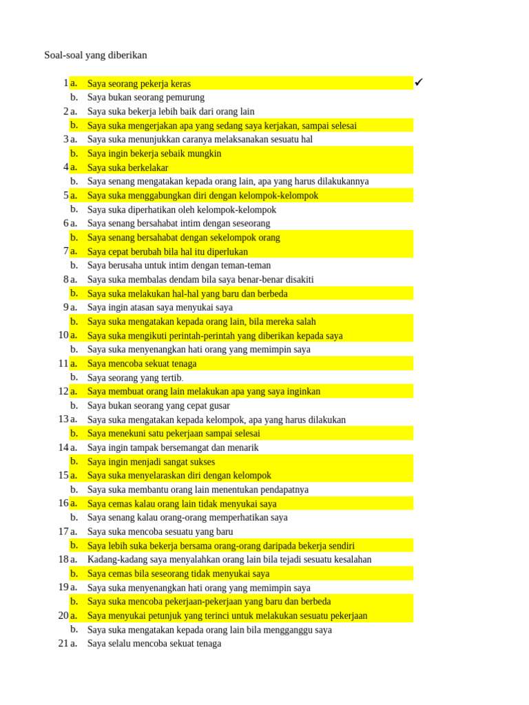 Test Papi Kostrick (1) | PDF