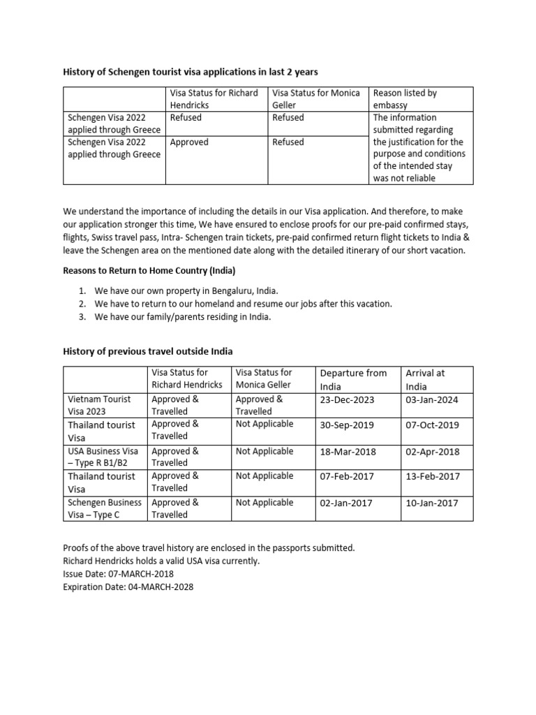 Prior Travel History | PDF