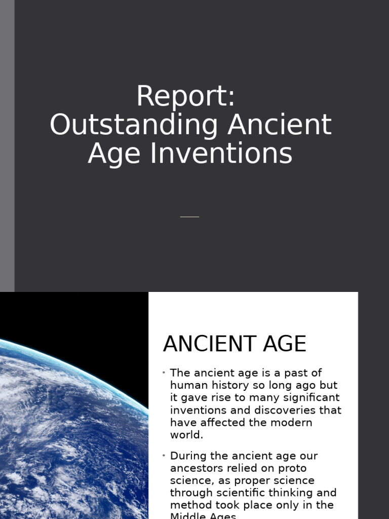 ANCIENT Age Inventions | PDF