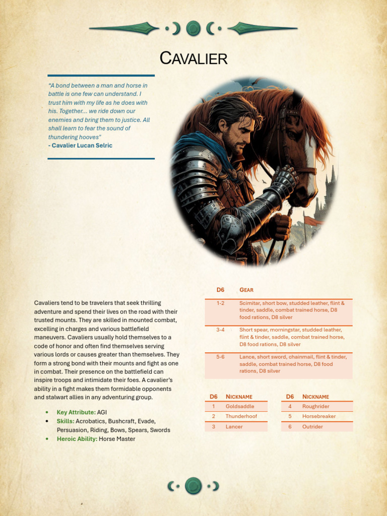 Cavalier Dragonburn 8 | PDF