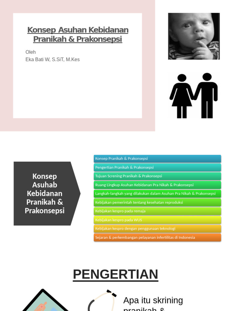 Konsep Asuhan Kebidanan Pra Nikah & Prakonsepsi | PDF