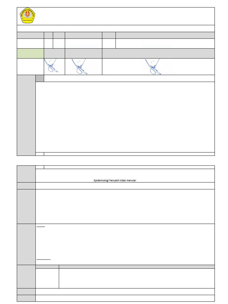 Epidemiologi PTM TK 2 | PDF