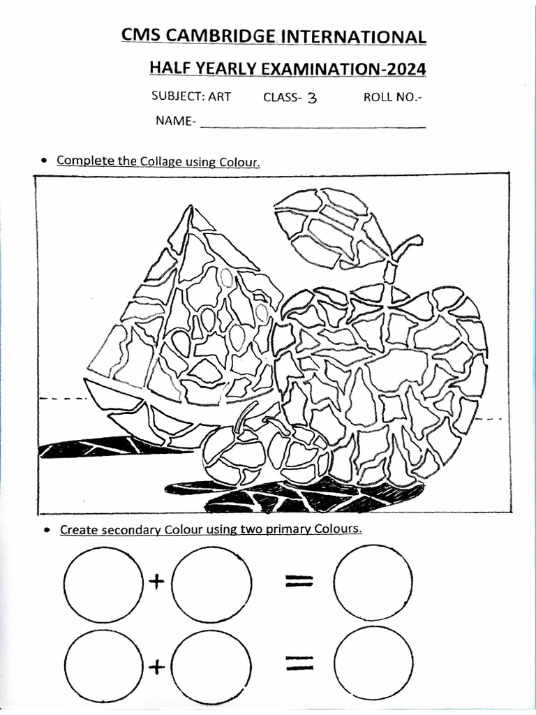 Grade 3 Art Paper | PDF