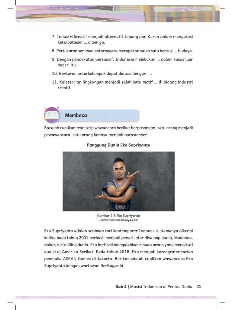 Panggung Eko Supriyanto | PDF