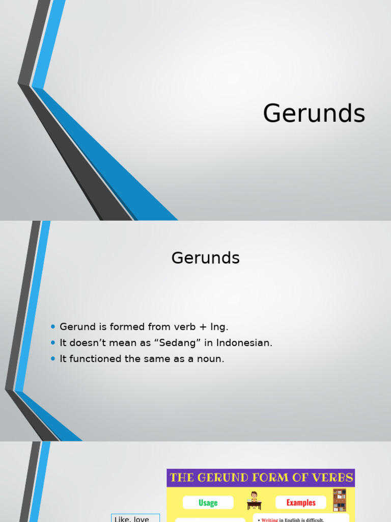 Gerunds | PDF