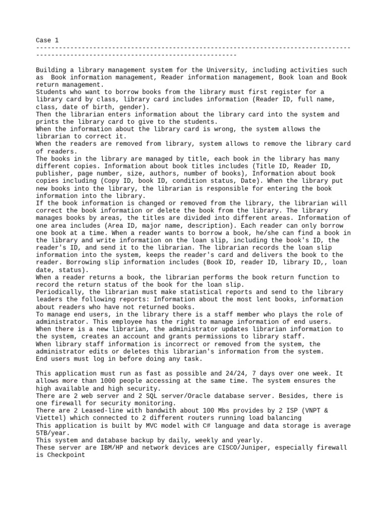 Cases Studies | PDF