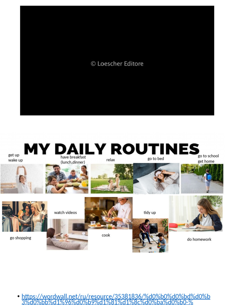 daily routine | PDF