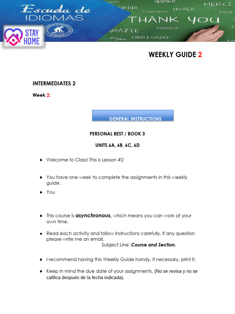 INTER 2 GUIA 2 | PDF