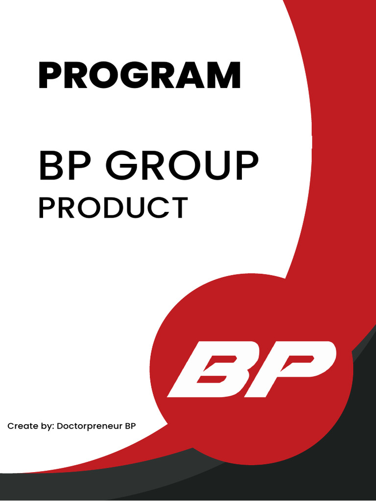 Program BP Group Product | PDF