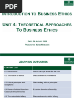 Five Ethical Theories | PDF | Utilitarianism | Philosophical Theories