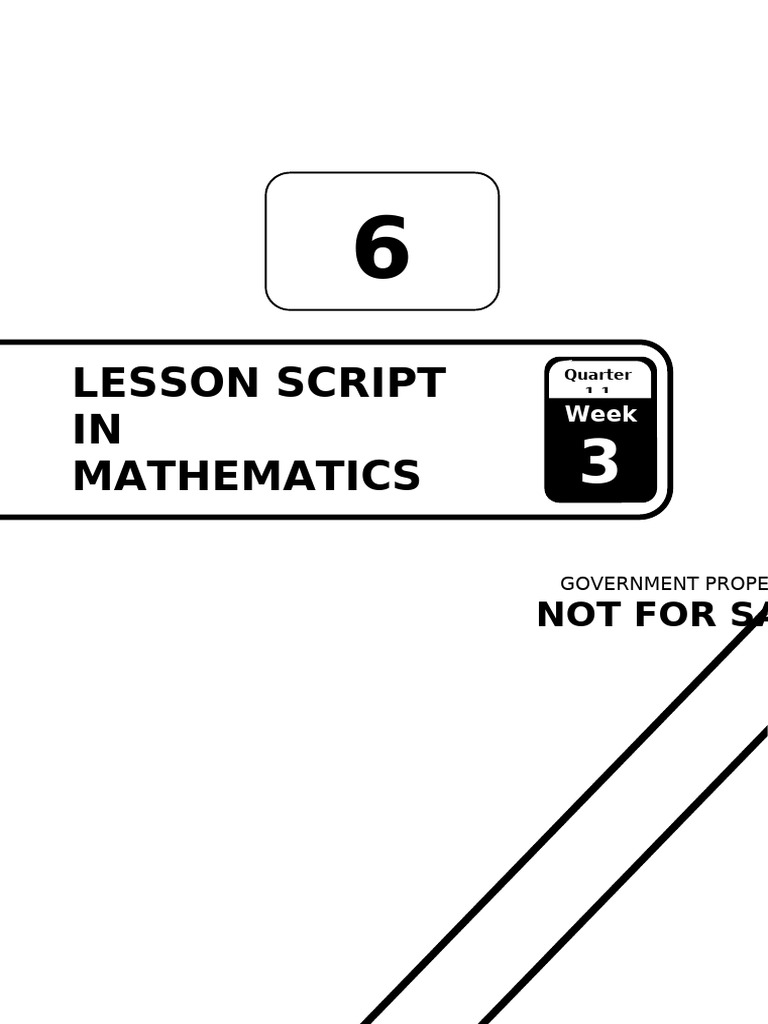 Ls Cuf Math6 Valuesed q1 Wk3 | PDF