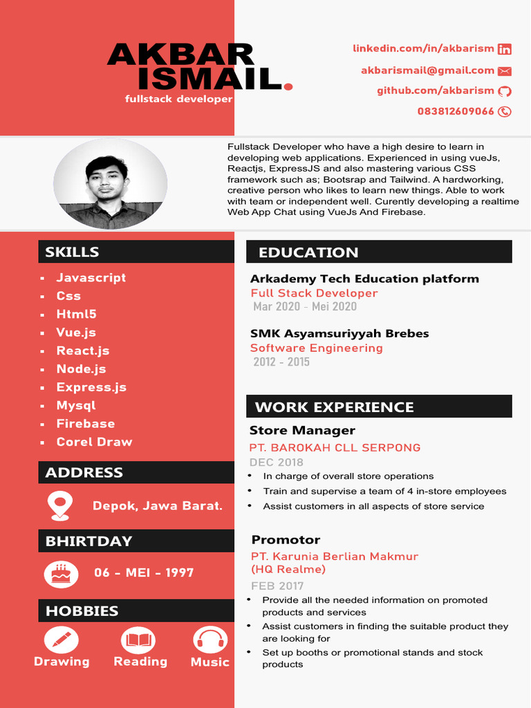 CV Akbar Ismail | PDF