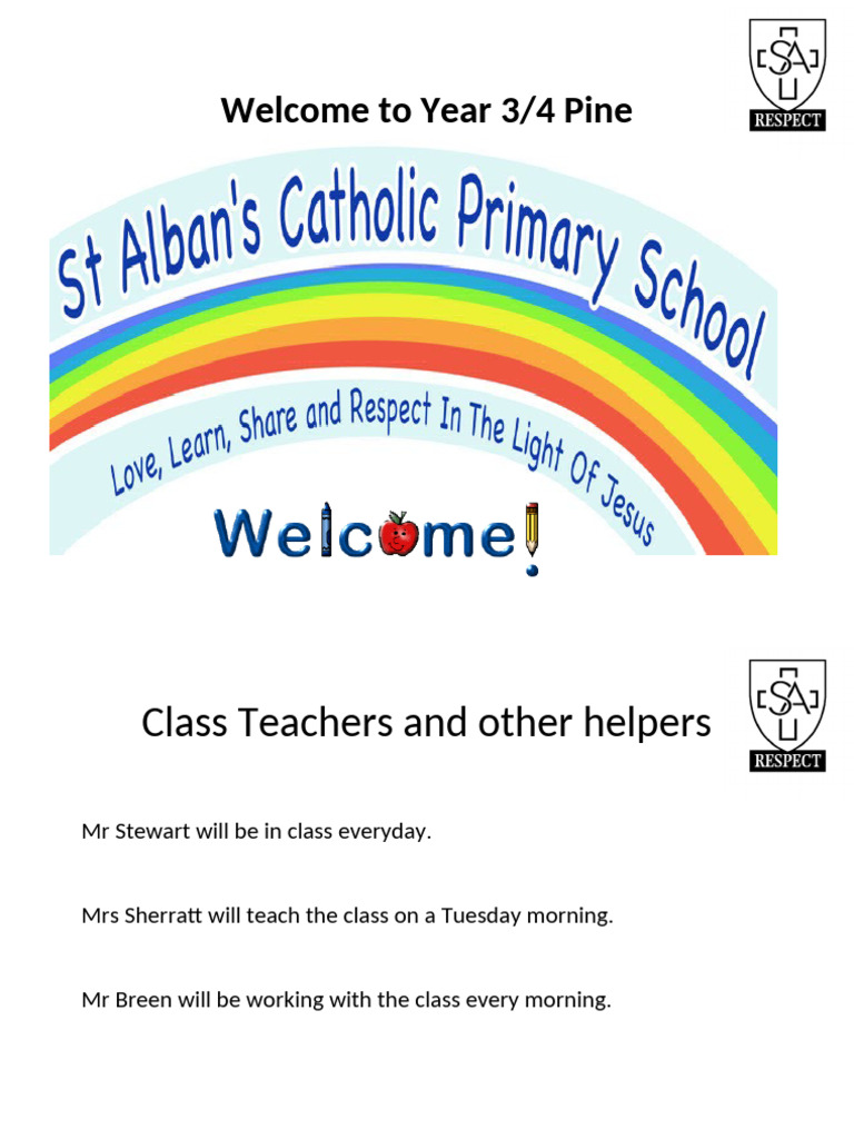 Year 3/4 Pine Class Information Guide | PDF