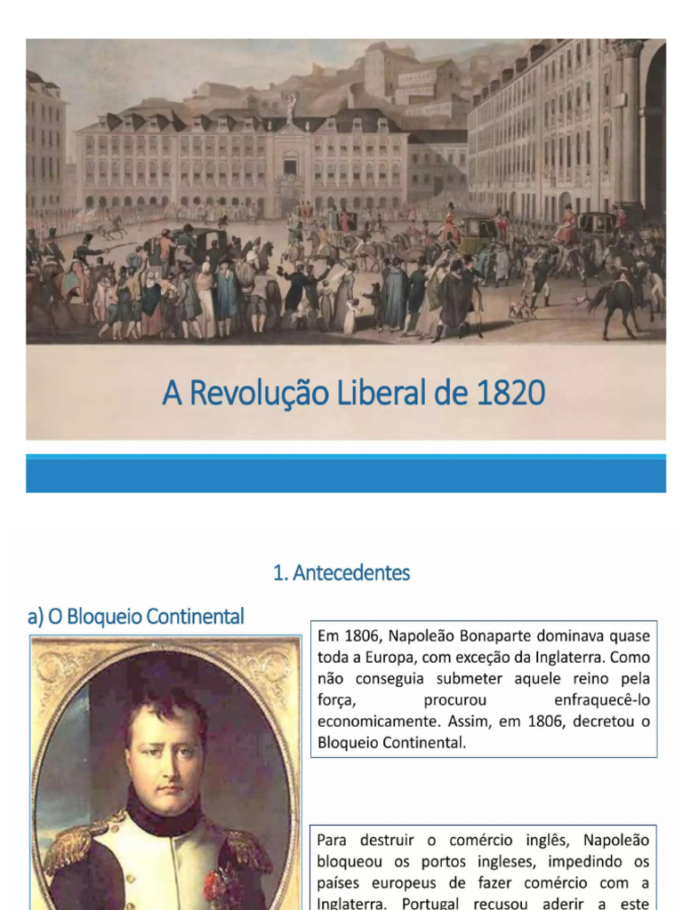 Revolução Liberal - 1820 | PDF