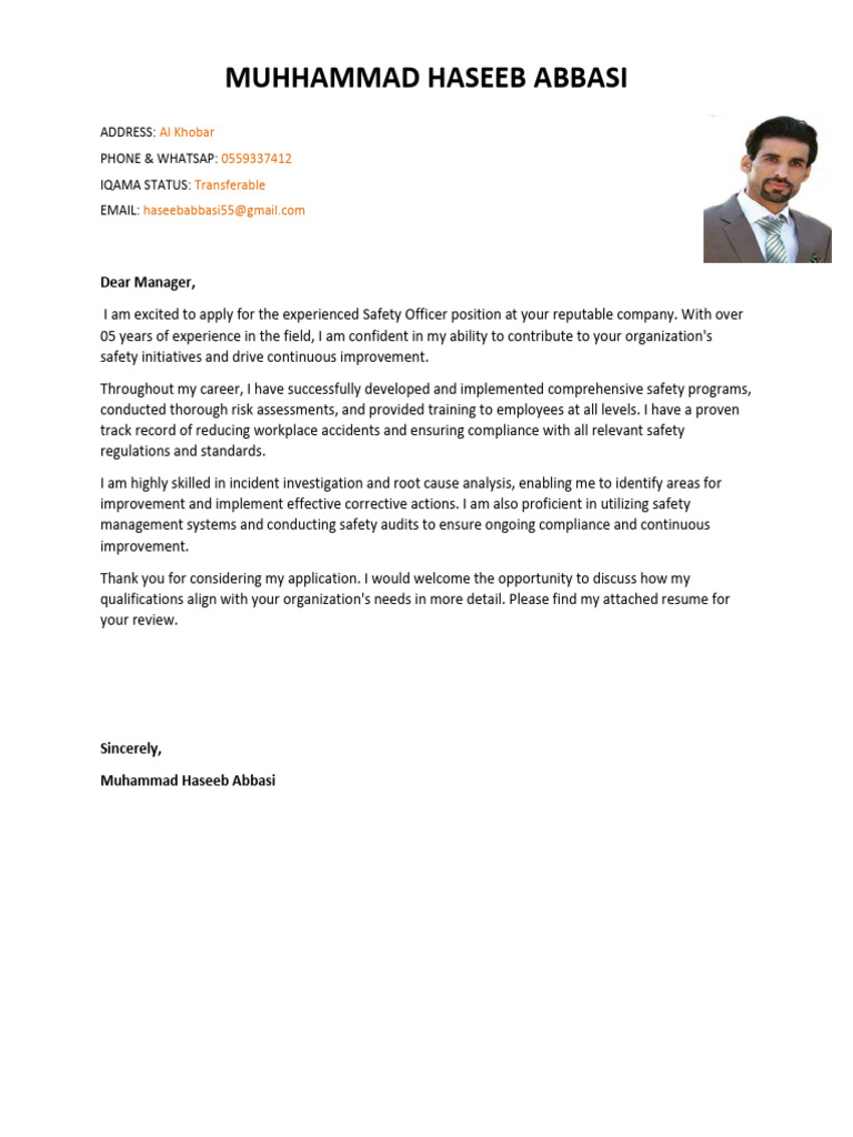 M Haseeb CV Safety Officer-1 (1) | PDF