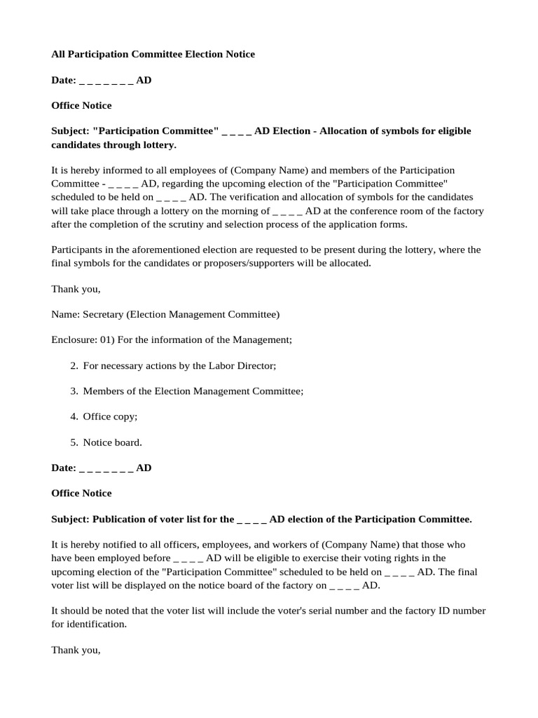 Election Process | PDF