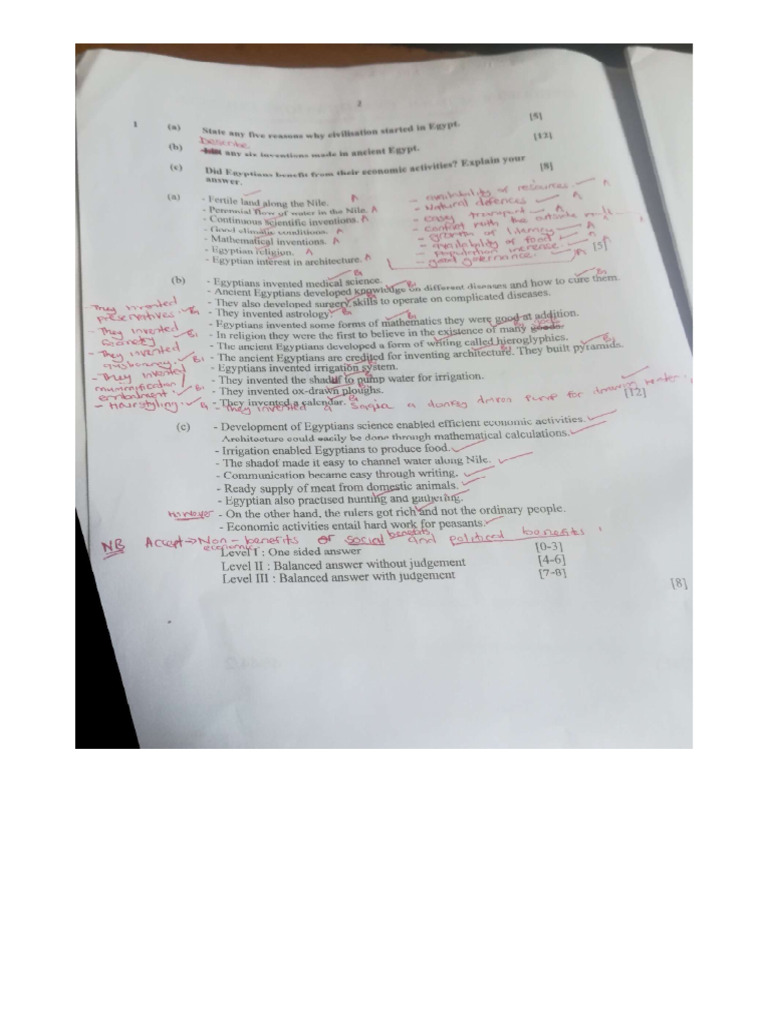 2023 History Marking Scheme | PDF