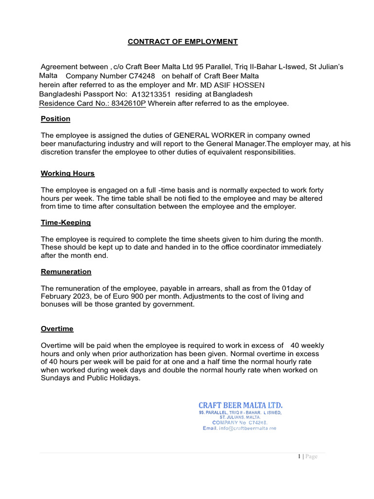A13213351 - Contract Paper | PDF