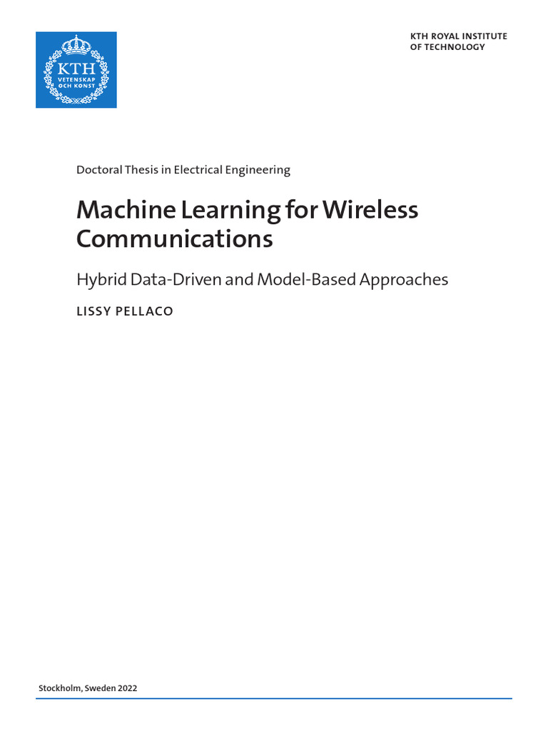 Machine Learning For Wireless | PDF