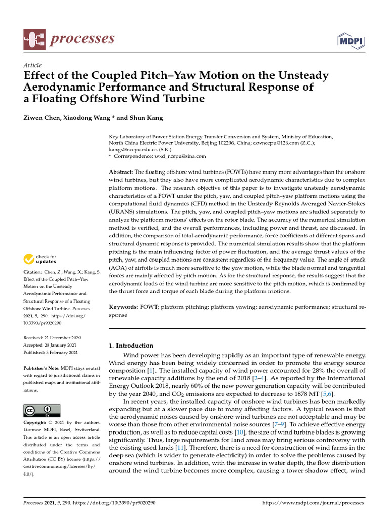 Effect of The Coupled Pitch-Yaw Motion On The Unst | PDF