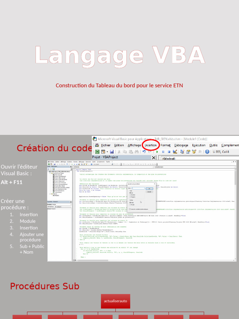 Langage VBA | PDF