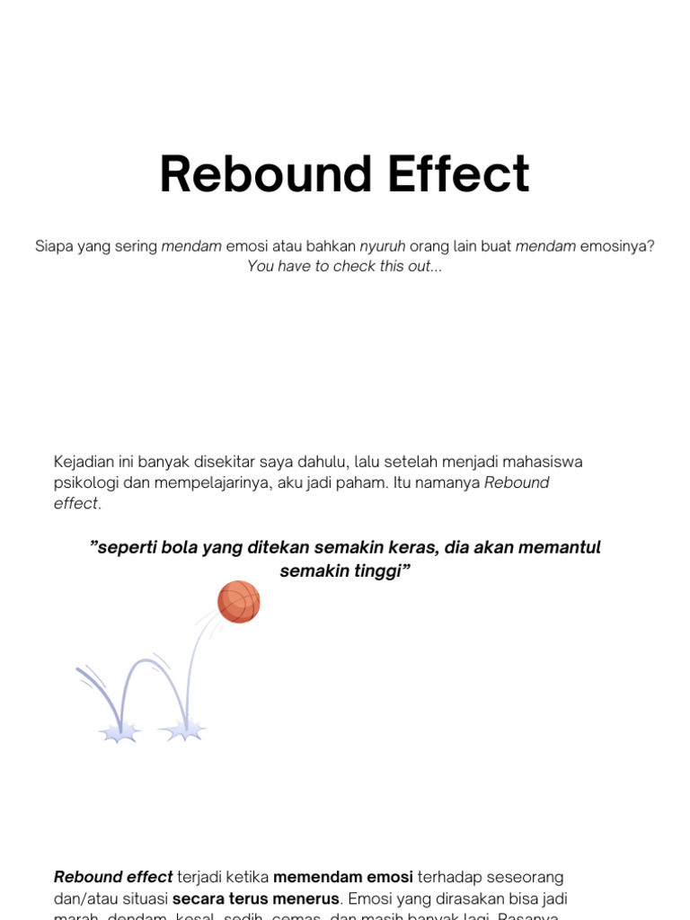 Rebound Effect BWF | PDF