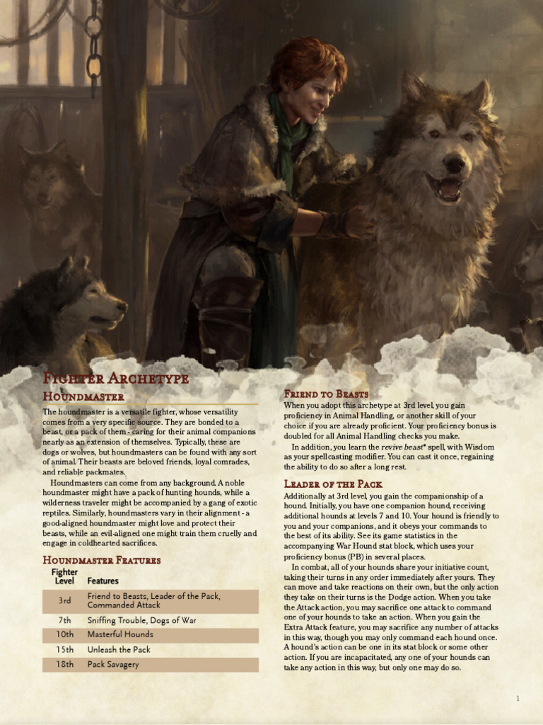 Fighter+ +houndmaster | PDF