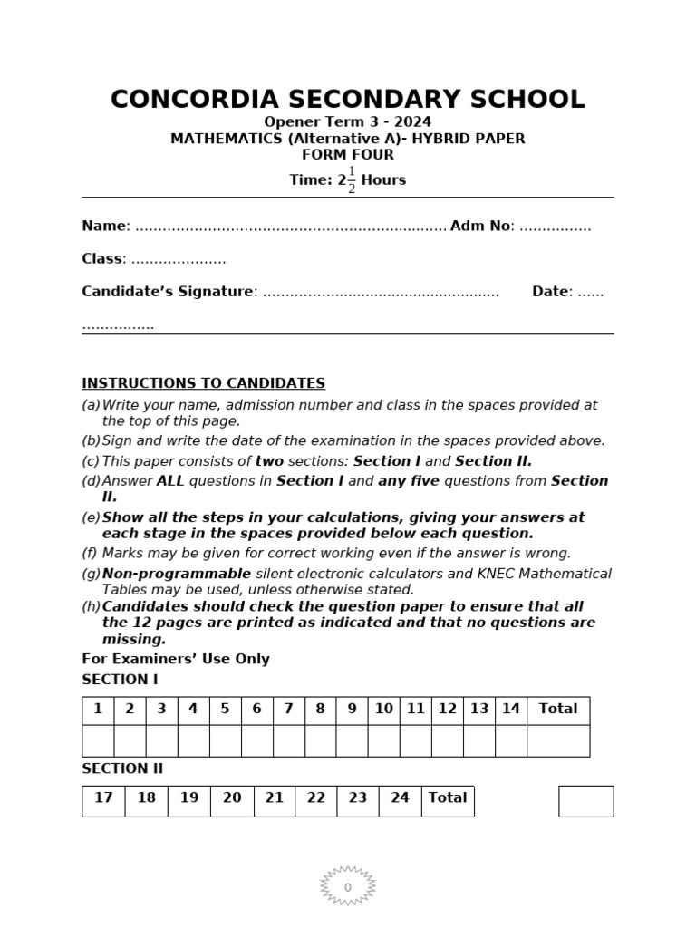 Opener f4 t3 2024 | PDF