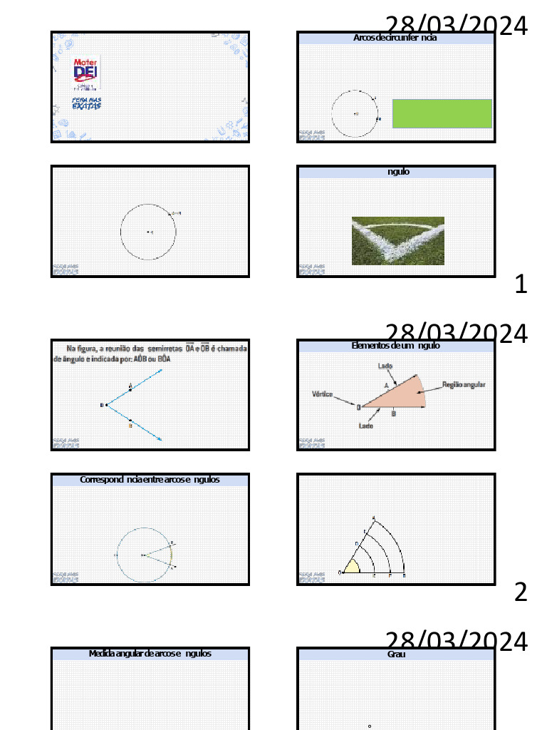 Arcos e Ngulos | PDF