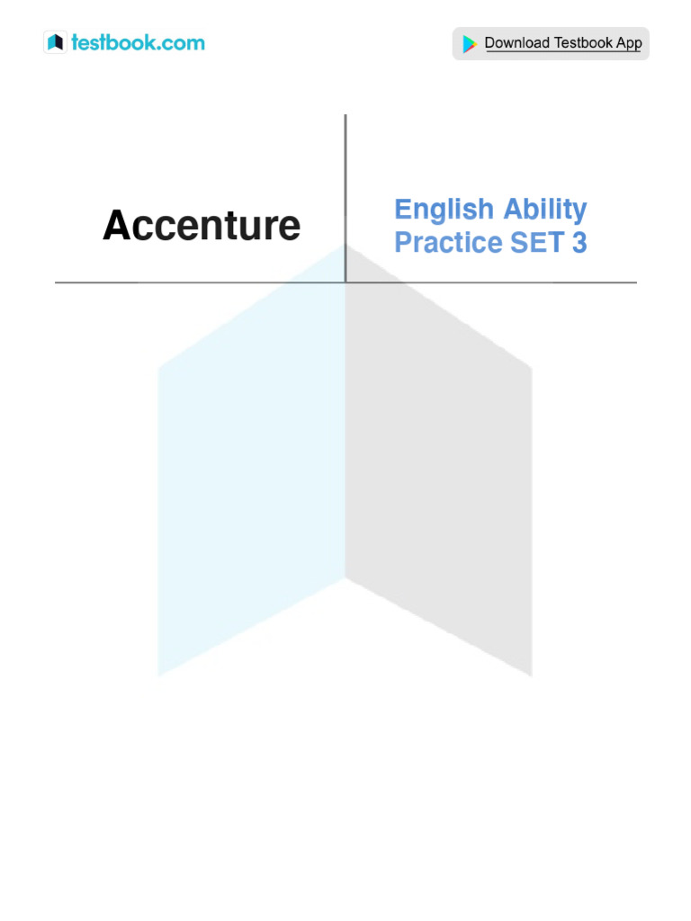 Accenture English Ability Practice Set 3 Ba9f2331 | PDF