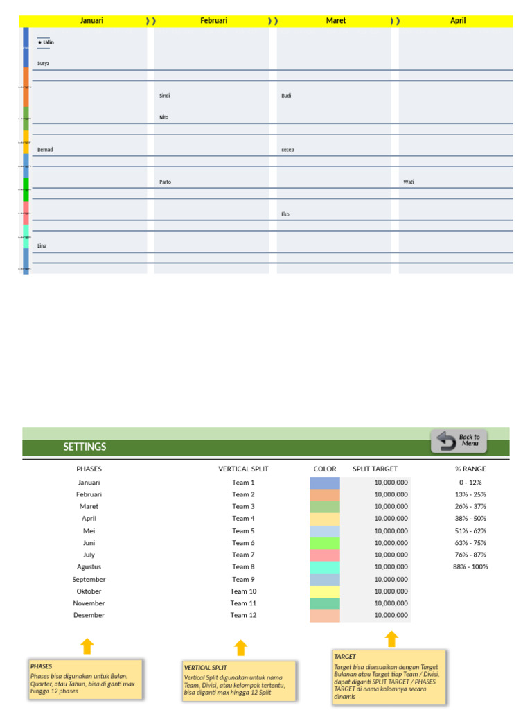 Monthly Target Tracker Template Pdf