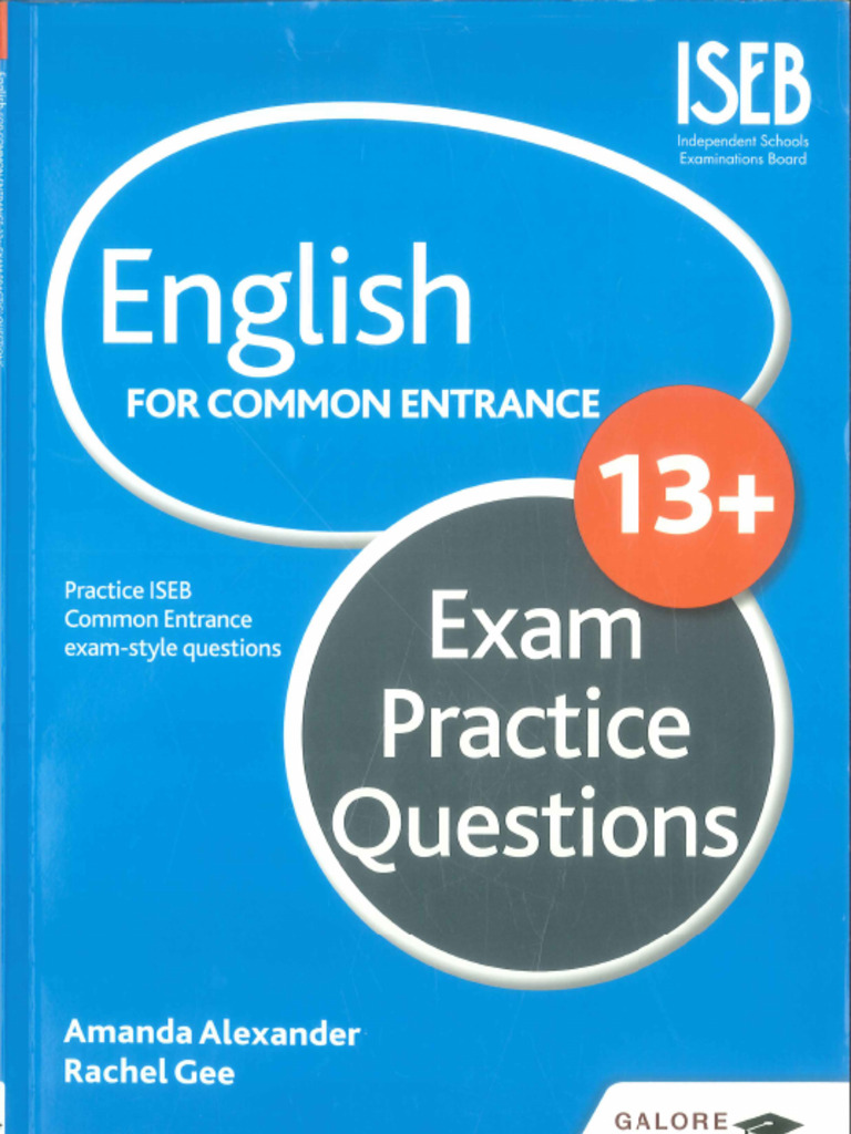 13 Enlish Exam Practice Questions | PDF