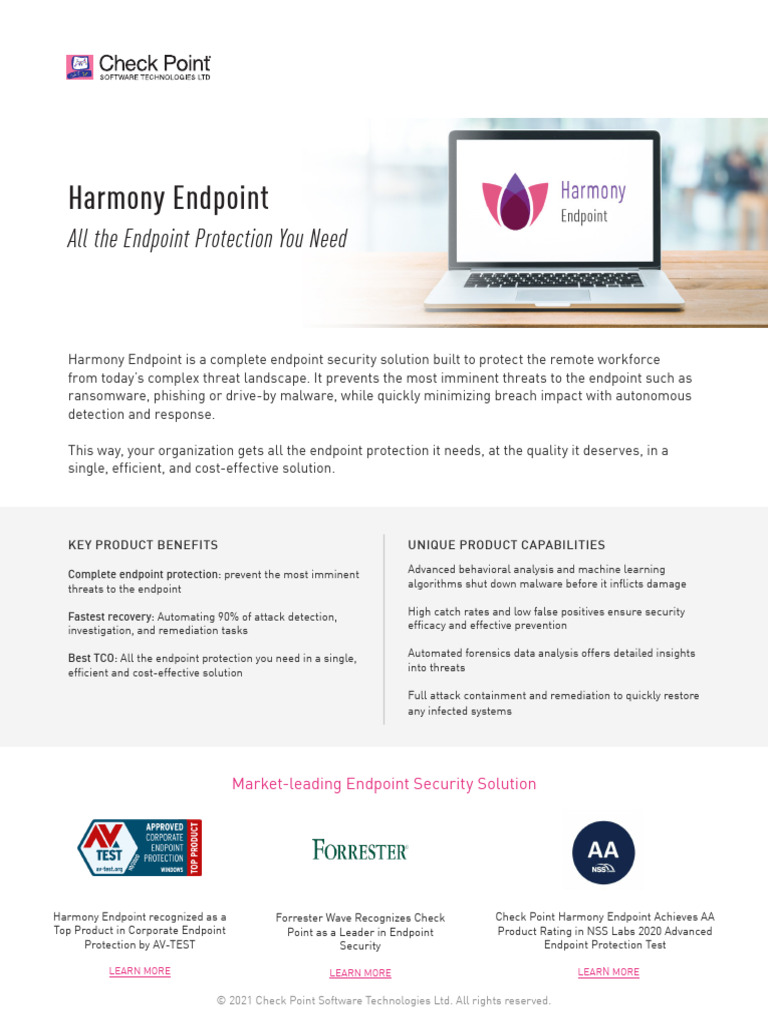Harmony Endpoint | PDF