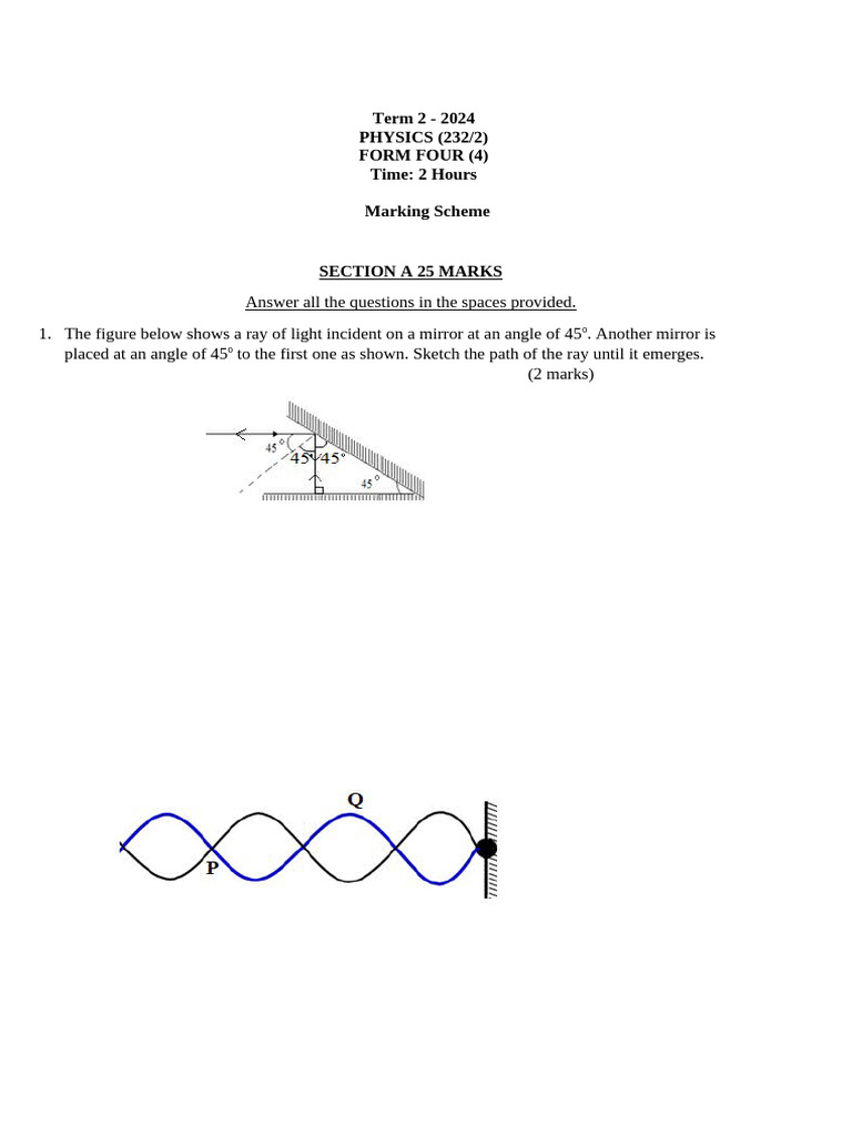 PHYC F4 PP2 MS | PDF