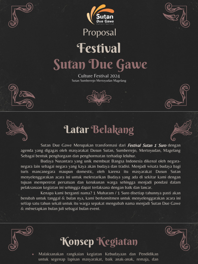 Festival Sutan Due Gawe 2024 | PDF