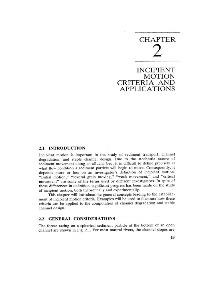 BAB II Buku Sediment Transport Chih Ted Yang | PDF