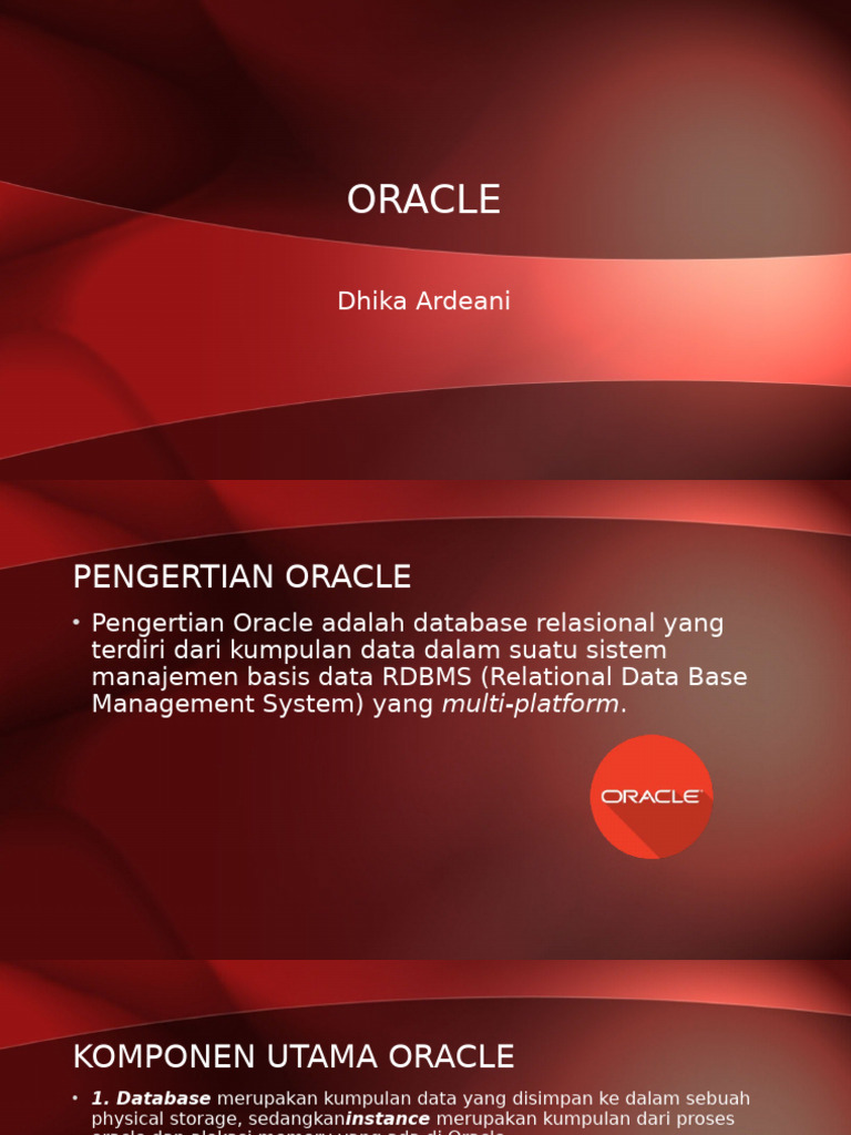 ORACLE | PDF